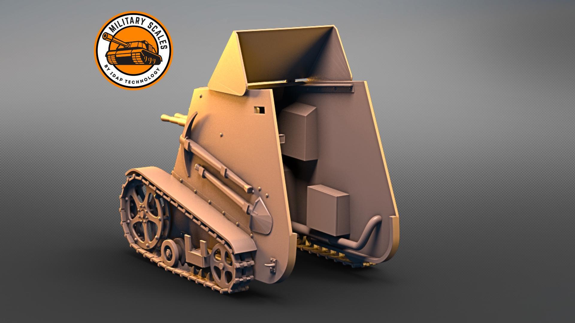 Ansaldo Mias - Italian Military Scales Interwar Tracked Fighting ...