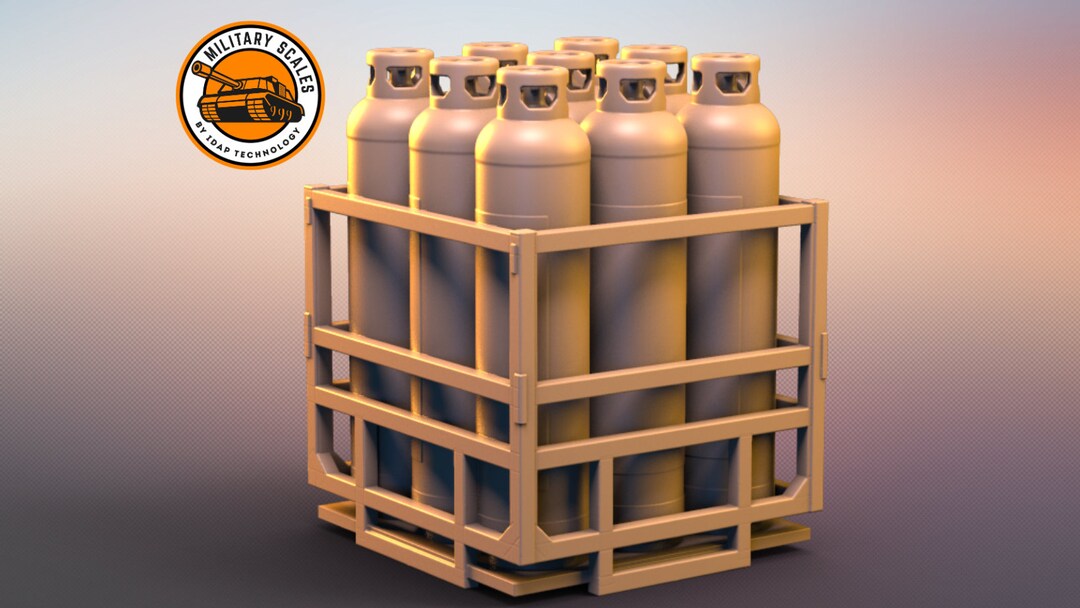 Crate A With Cylinders War Military Scales Ww1 Ww2 Container - Etsy