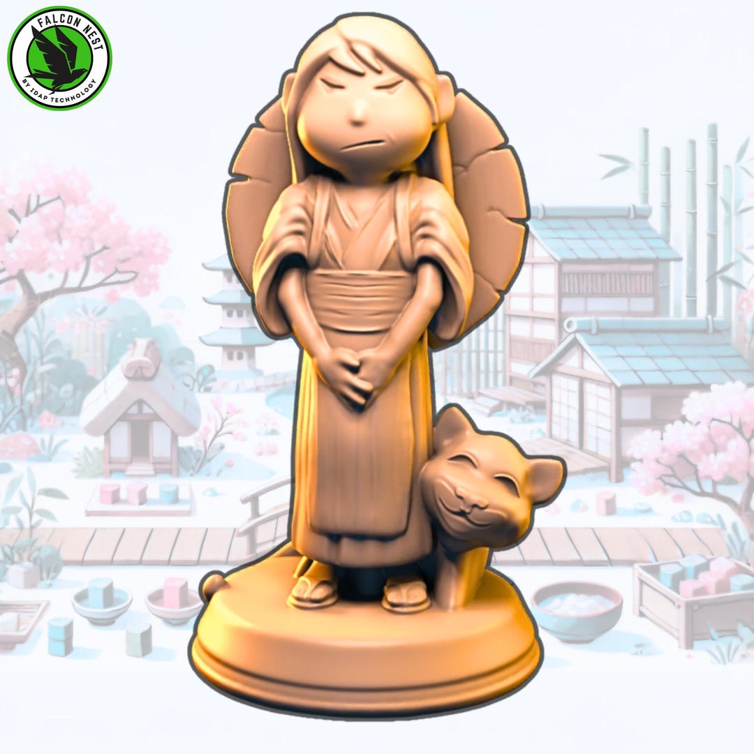 Satsuki the Orphan - Tokaido Traveler - 3D Printed Resin Miniature or ...