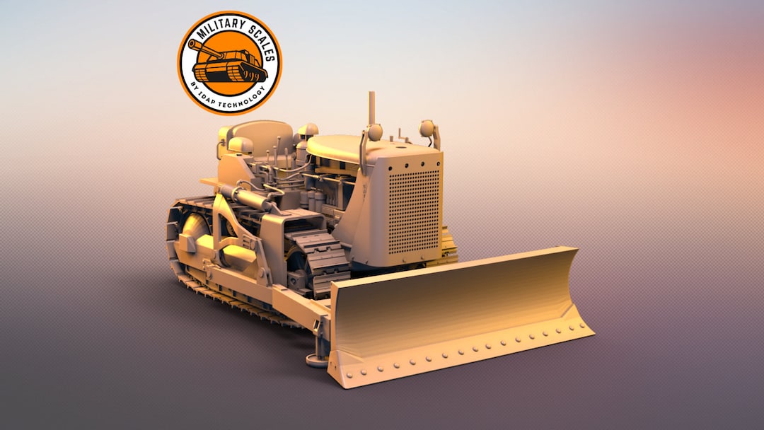 U.S. Army Bulldozer D7 USA Military Scales Tracked Vehicle Ww2 ...