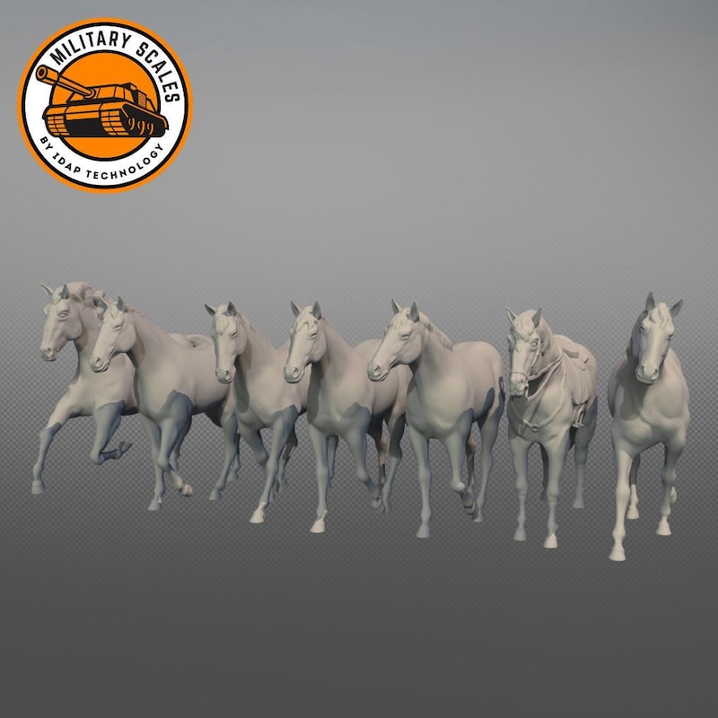 Miniature Village Horse - Etsy UK