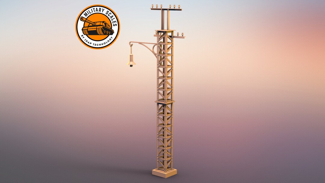 Electricity Pole V2 Metal Structures Electric Infrastructure ...