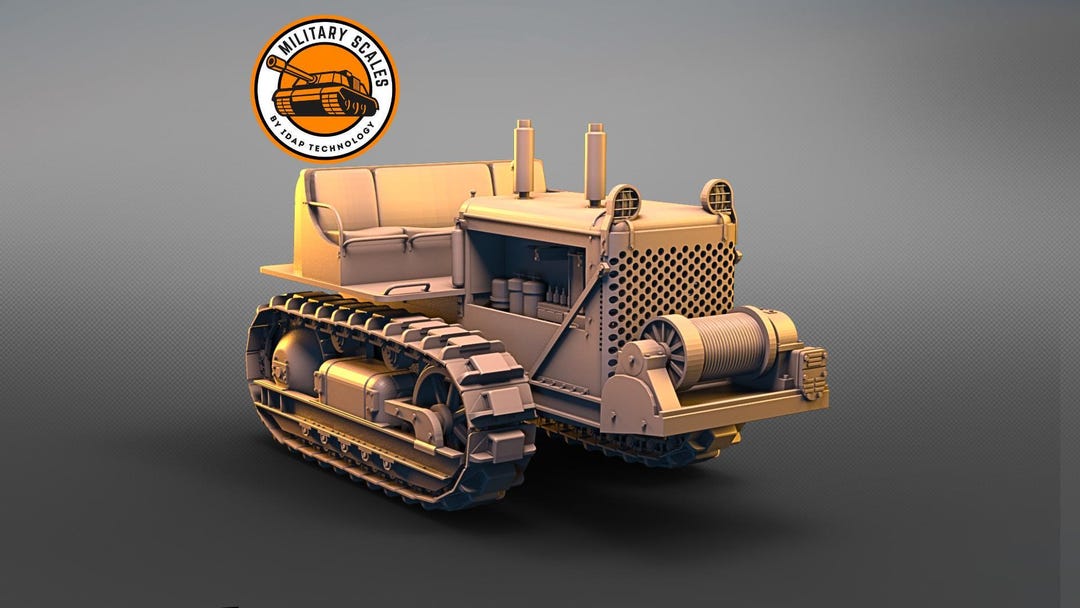 Heavy Tractor M1 - International Harvester TD-18 - USA Military Scales ...