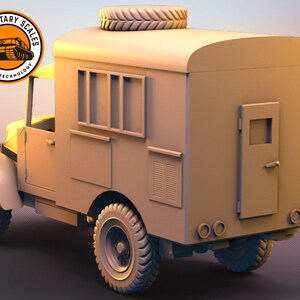 Morris CS8 Body MKIII British Military Scales Ww2 Vehicle Light ...