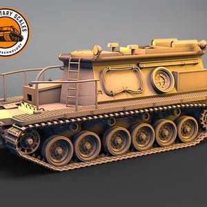 Centurion BARV - British Post-ww2 Armored Recovery Vehicle 3D Printed ...