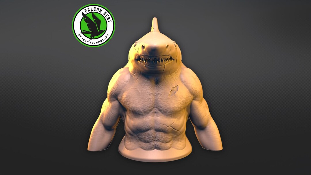 Sharkman - Sharkman Custom Miniature Resin Model 3D Printed Parts ...