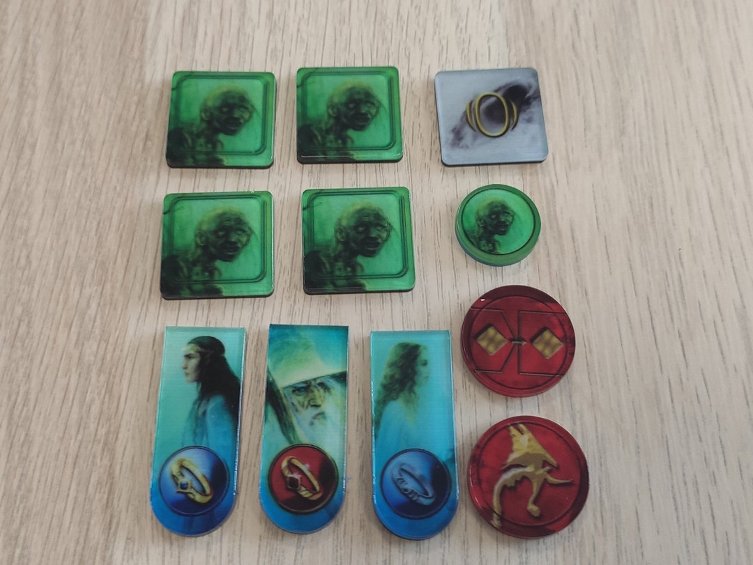 Plastic Tokens for War of the Ring Lords of Middle-earth Custom Board ...