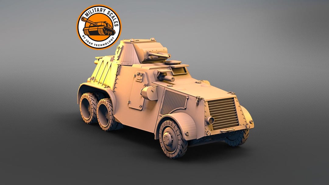 Landsverk M38 - Swedish Military Scales Interwar Ww2 L-180 Armored Car ...