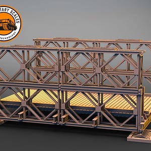 Bailey Bridge - British Military Scales Ww2 Accessories Bridge Folding ...