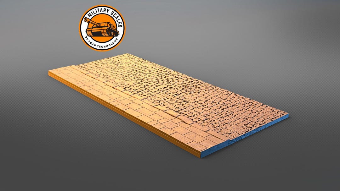 Sidewalk - War Military Scales Footpath Gravel Stone Road Accessories ...