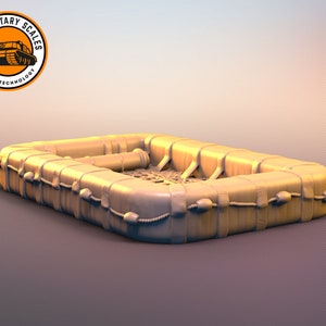 Pontoon War Military Scales Ww2 Accessories Inflatable Boat Modeling ...