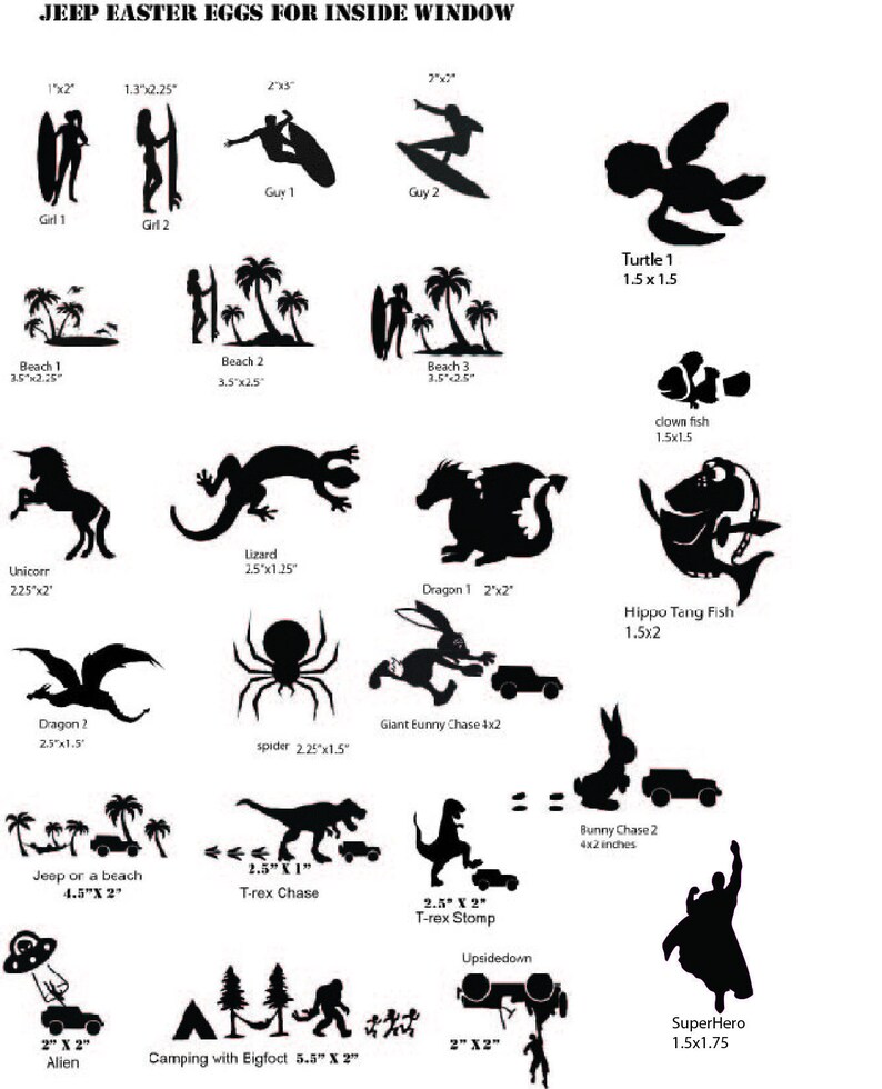 Easter Eggs Window Decals - Etsy