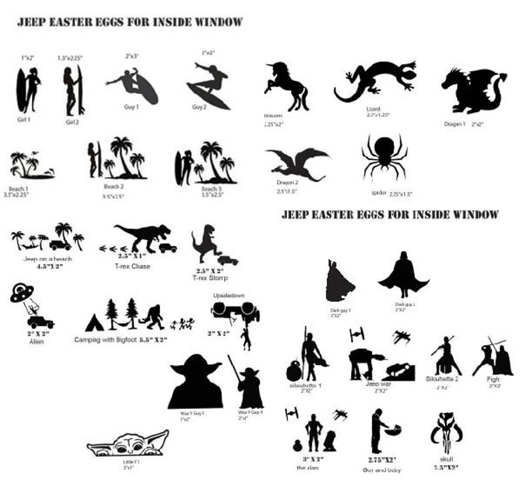 Easter Eggs Window Decals - Etsy