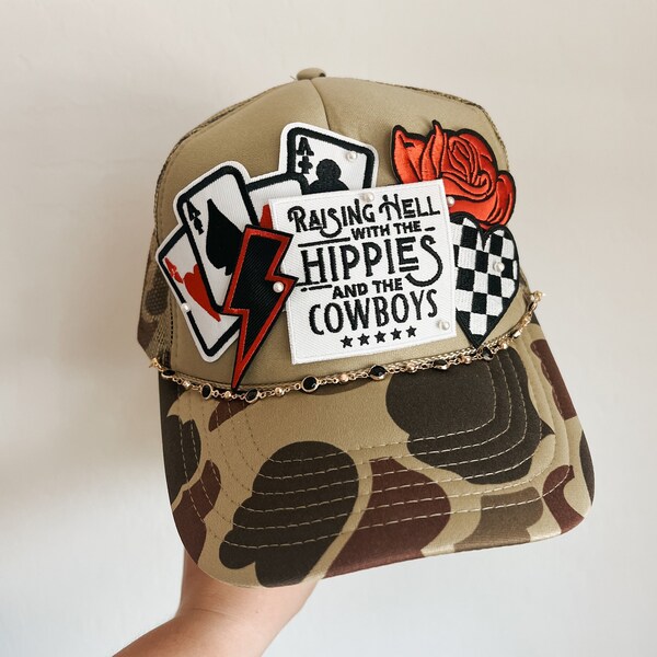 Cowgirl Trucker Patch Hat - Etsy