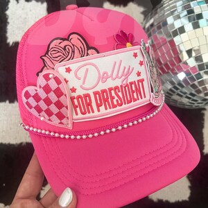 Dolly Western Trucker Patch Hat, Iron Patches, Trucker Hat, Cowgirl Trucker Hat, Woman’s Trucker ...