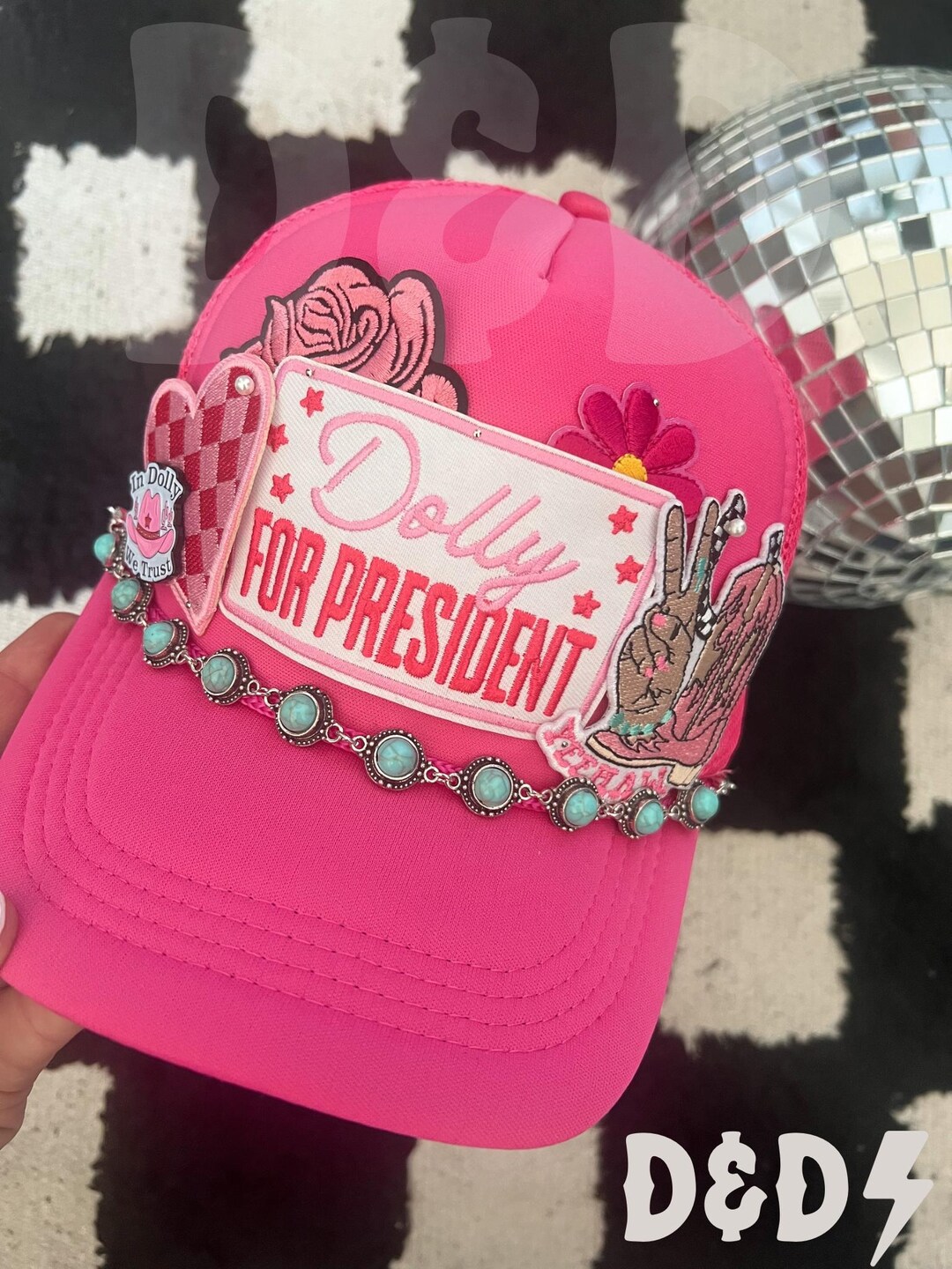 Dolly Western Trucker Patch Hat, Iron Patches, Trucker Hat, Cowgirl Trucker Hat, Womans Trucker ...