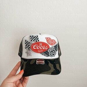 Trucker Patch Hat, Iron Patches, Trucker Hat, Cowgirl Trucker Hat, Womans Trucker Hat, Camo ...