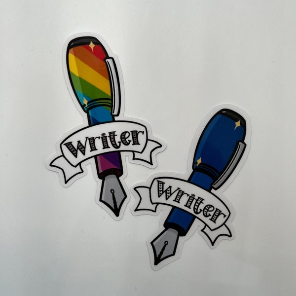 Writer Stickers - Etsy