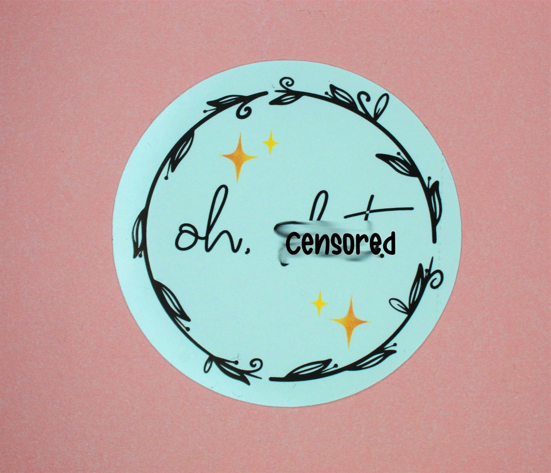 Swear Stickers, Adult Stickers, Text Sticker, Adult Gifts, Phone ...