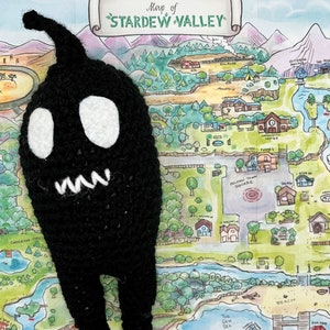 Krobus Plush, Stardew Valley Plush, Gifts for Gamer Boyfriend, Gifts ...