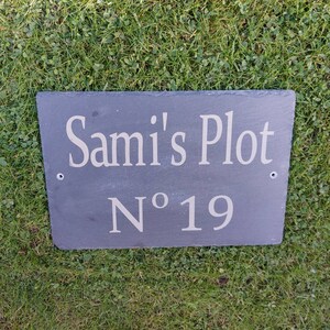 Personalised Allotment Sign, Add Your Allotment/plot or Garden Number ...