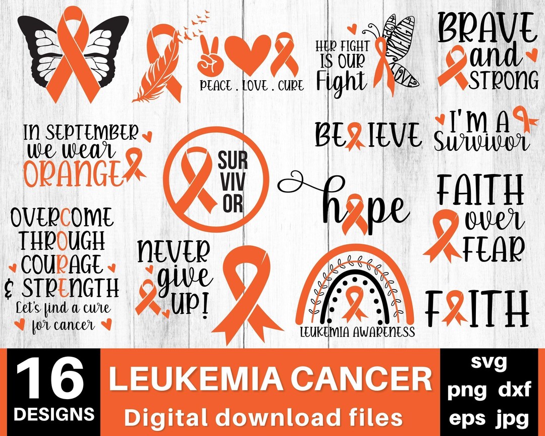 Leukemia Svg, Leukemia Awareness, Leukemia Png, Leukemia, Leukemia ...