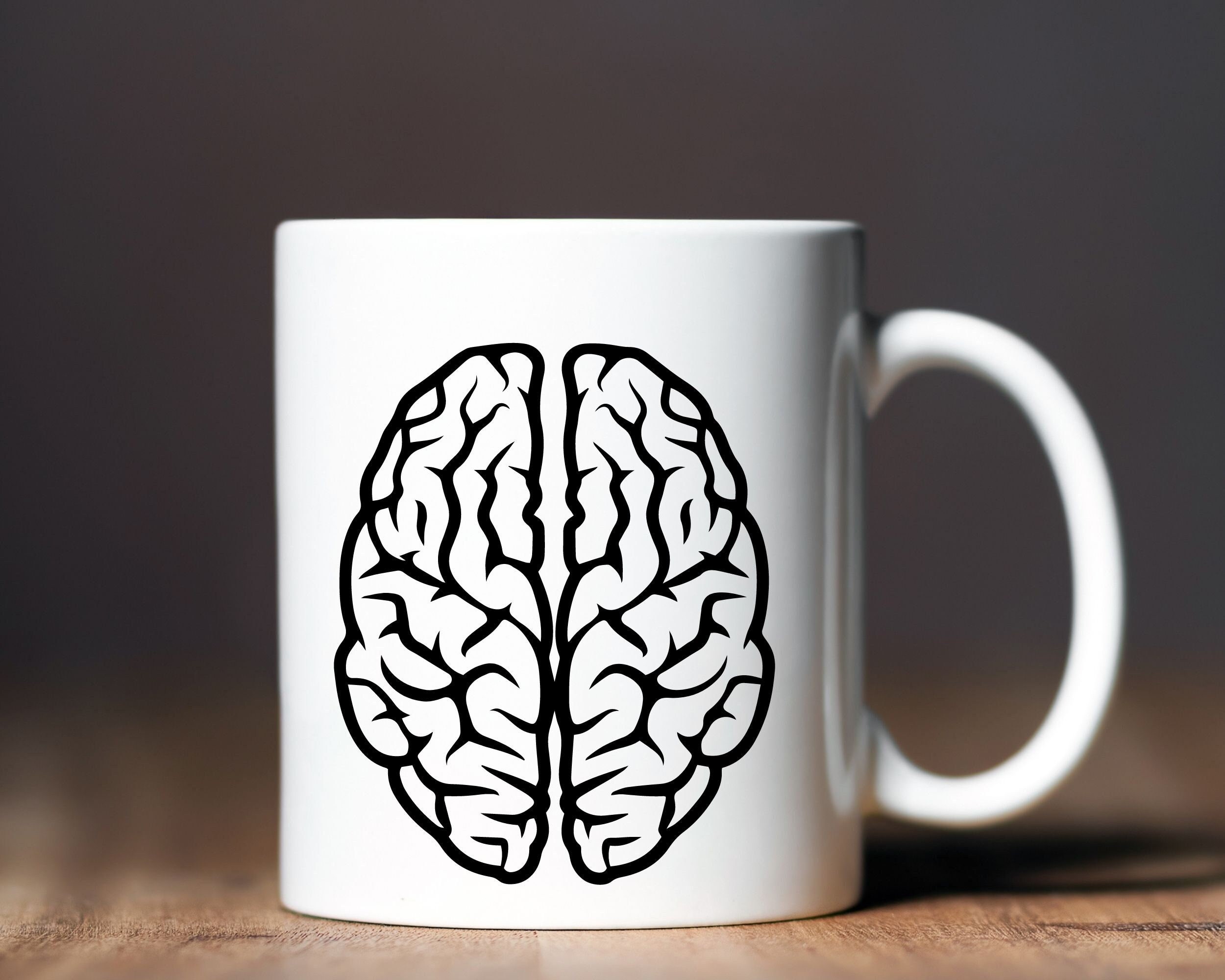 Brain Svg, Human Brain Svg, Brain Png, Brain Clipart, Mental Health Svg ...