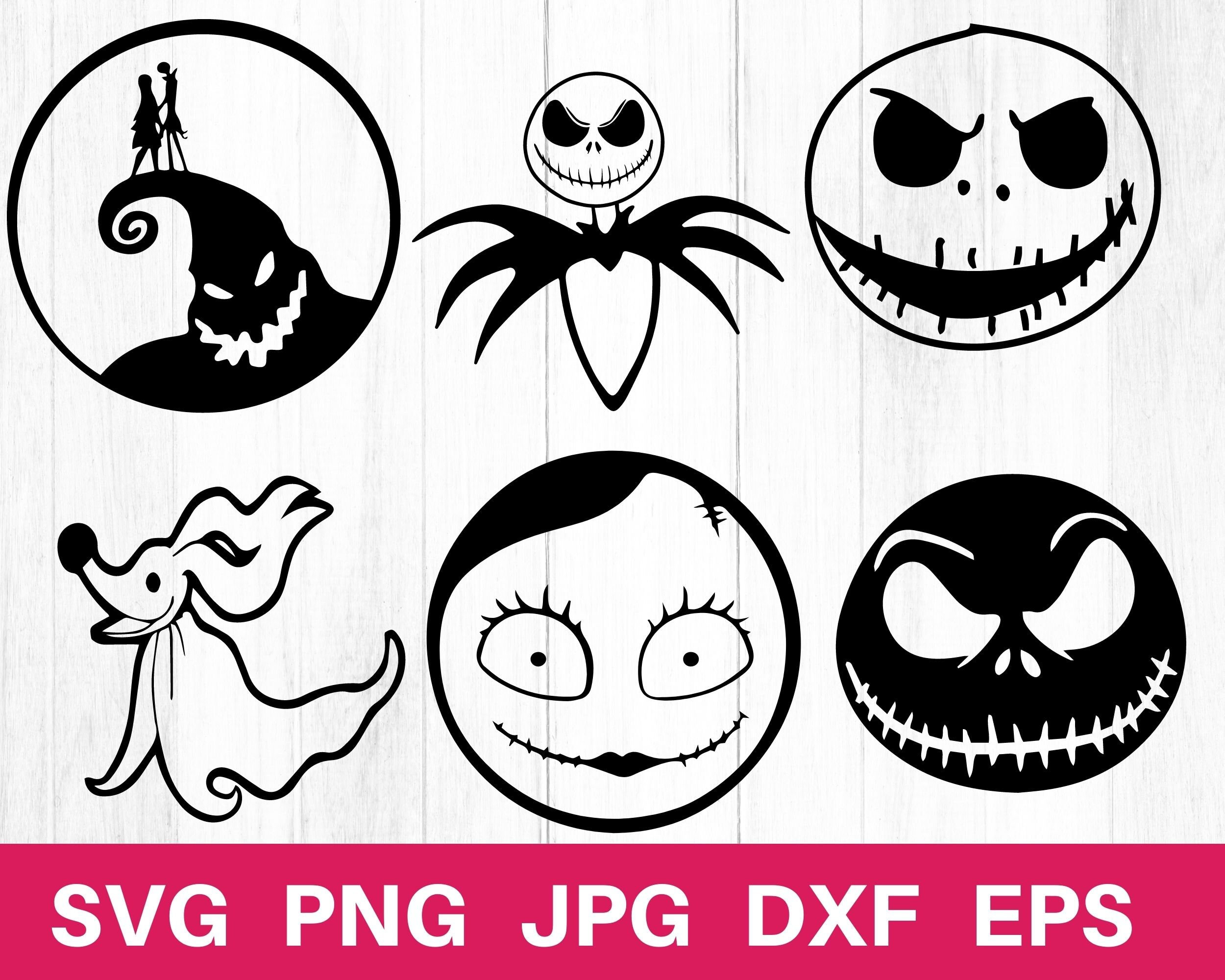 Jack Skellington Svg, Jack and Sally Svg, Jack Skellington, Jack Svg ...