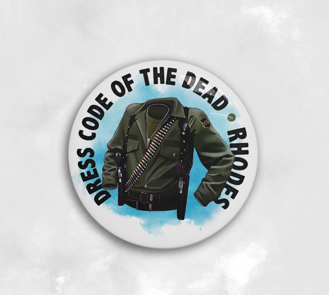 Badge Dress Code of the Dead Captain Rhodes Joe Pilato Inspired Day of ...
