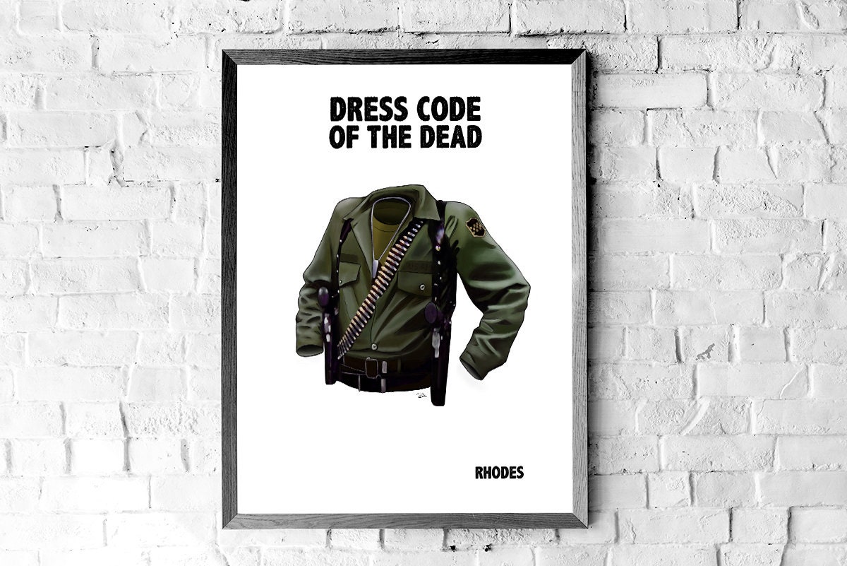 Badge Dress Code of the Dead Captain Rhodes Joe Pilato Inspired Day of ...