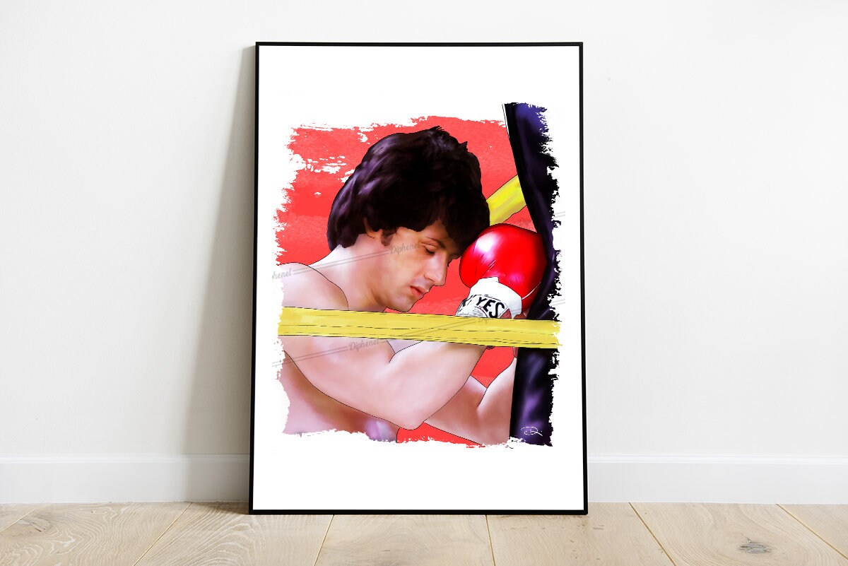 Rocky Balboa Sylvester Stallone Boxing Inspired Poster - Etsy