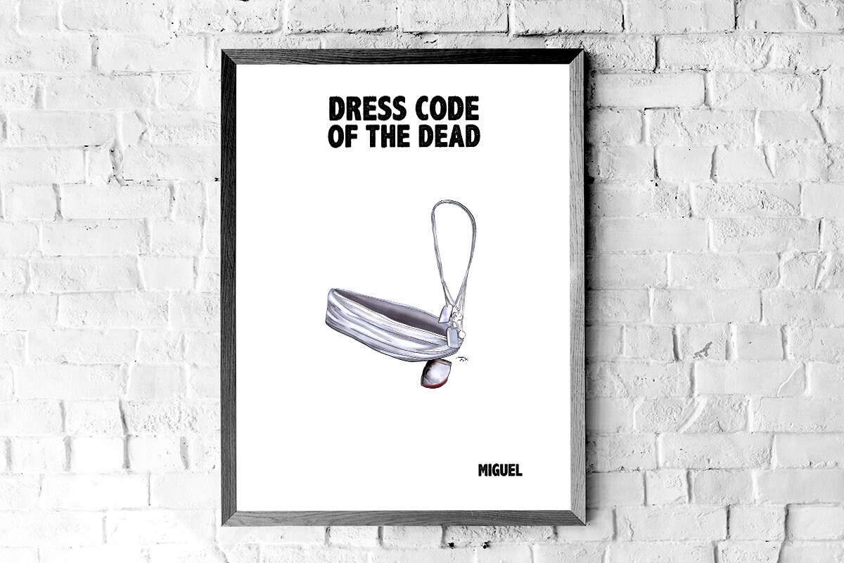 Badge Dress Code of the Dead Miguel Anthony Dileo Jr. Inspired - Etsy