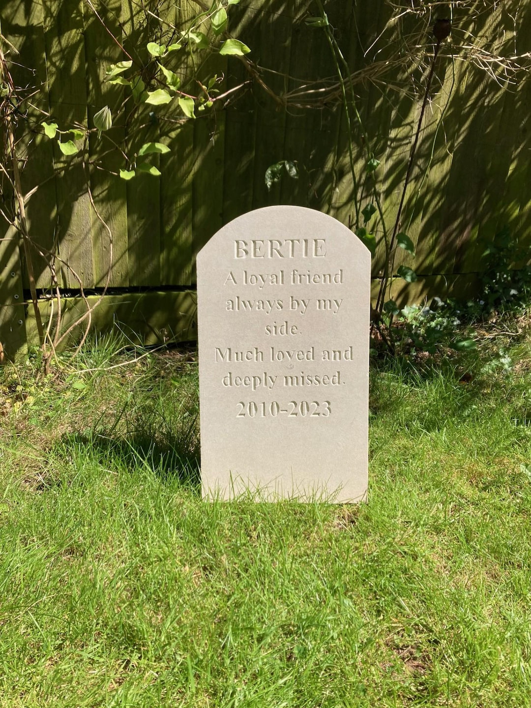 A Bespoke Hand Carved Pet Headstone Made From the Famous Portland Stone ...
