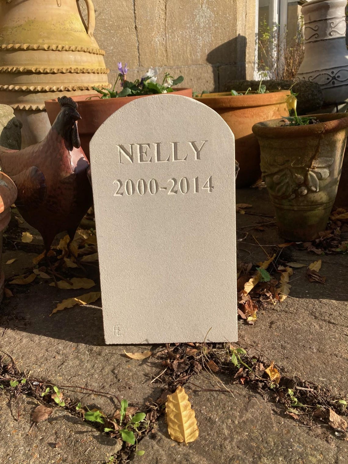 Bespoke, Unique Hand Carved Pet Memorial Headstone to Your Beloved Pet ...