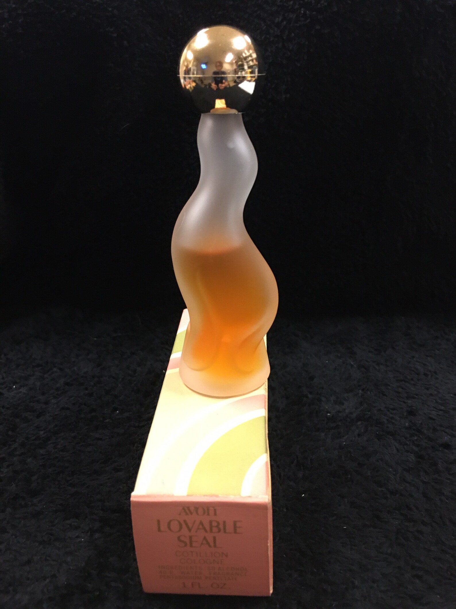 Avon Vintage lovable Seal With Cologne 3/4 Full - Etsy