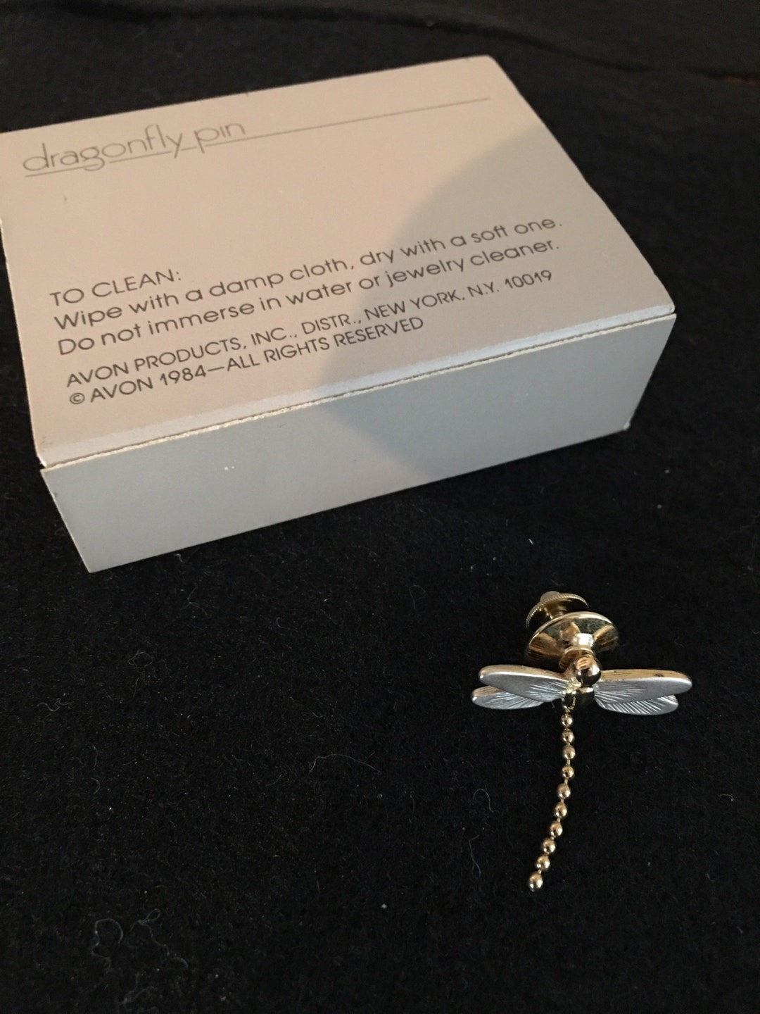 Vintage Avon Dragonfly Pin - Etsy