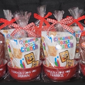 Valentine's Day Cereal Bowl or Anniversary Gift Bowl - Etsy