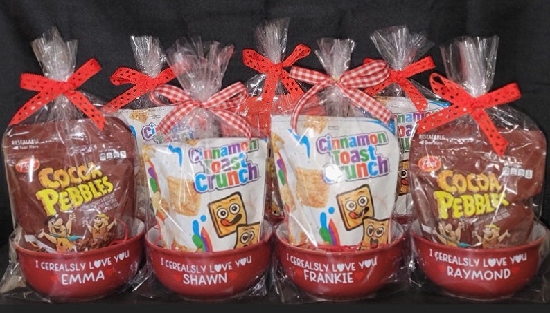 Valentine's Day Cereal Bowl or Anniversary Gift Bowl - Etsy