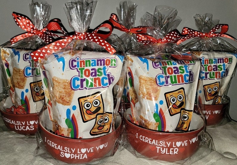 Valentine's Day Cereal Bowl or Anniversary Gift Bowl - Etsy