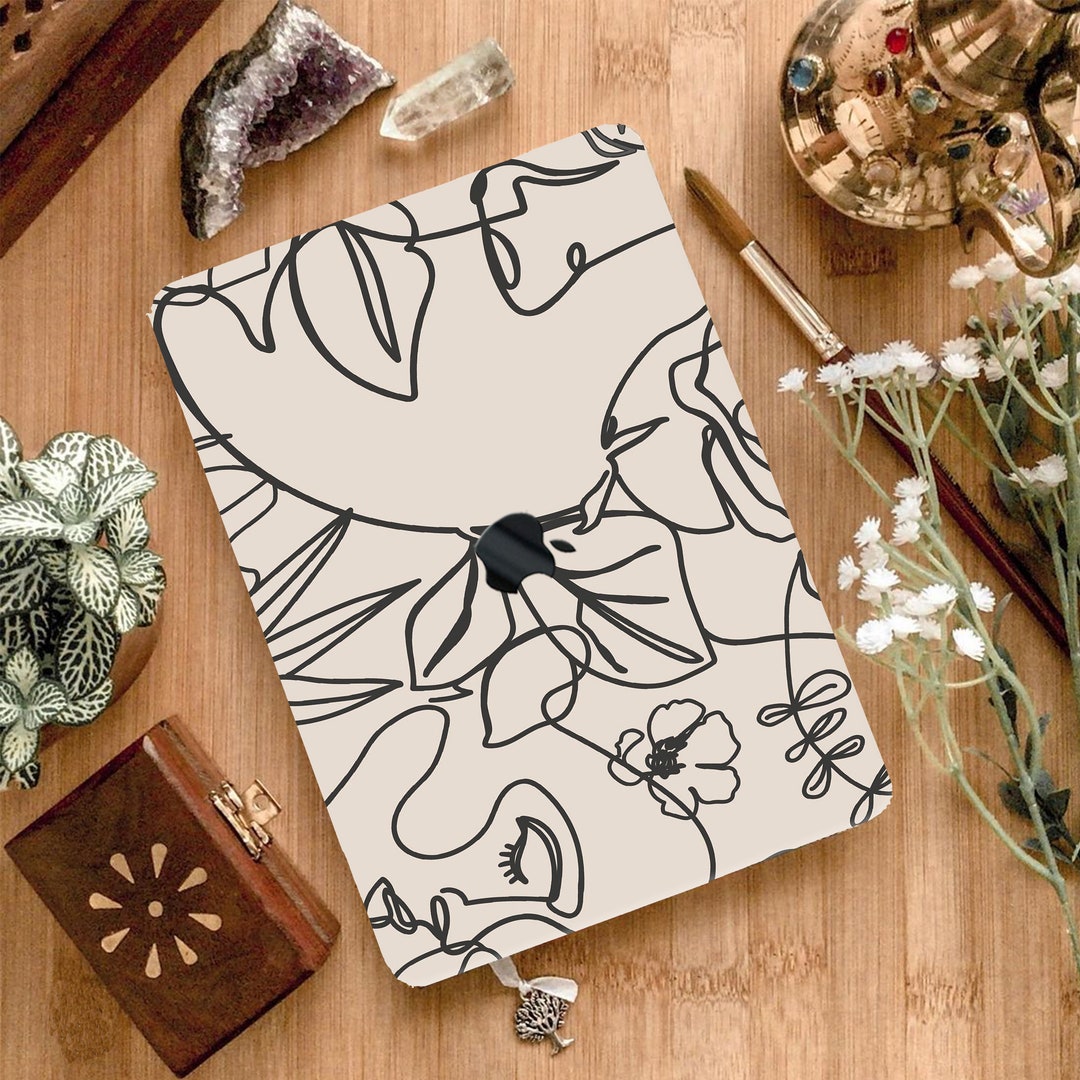 One Line Drawing Abstract Women Face Lady Girly Case Print Hard ...