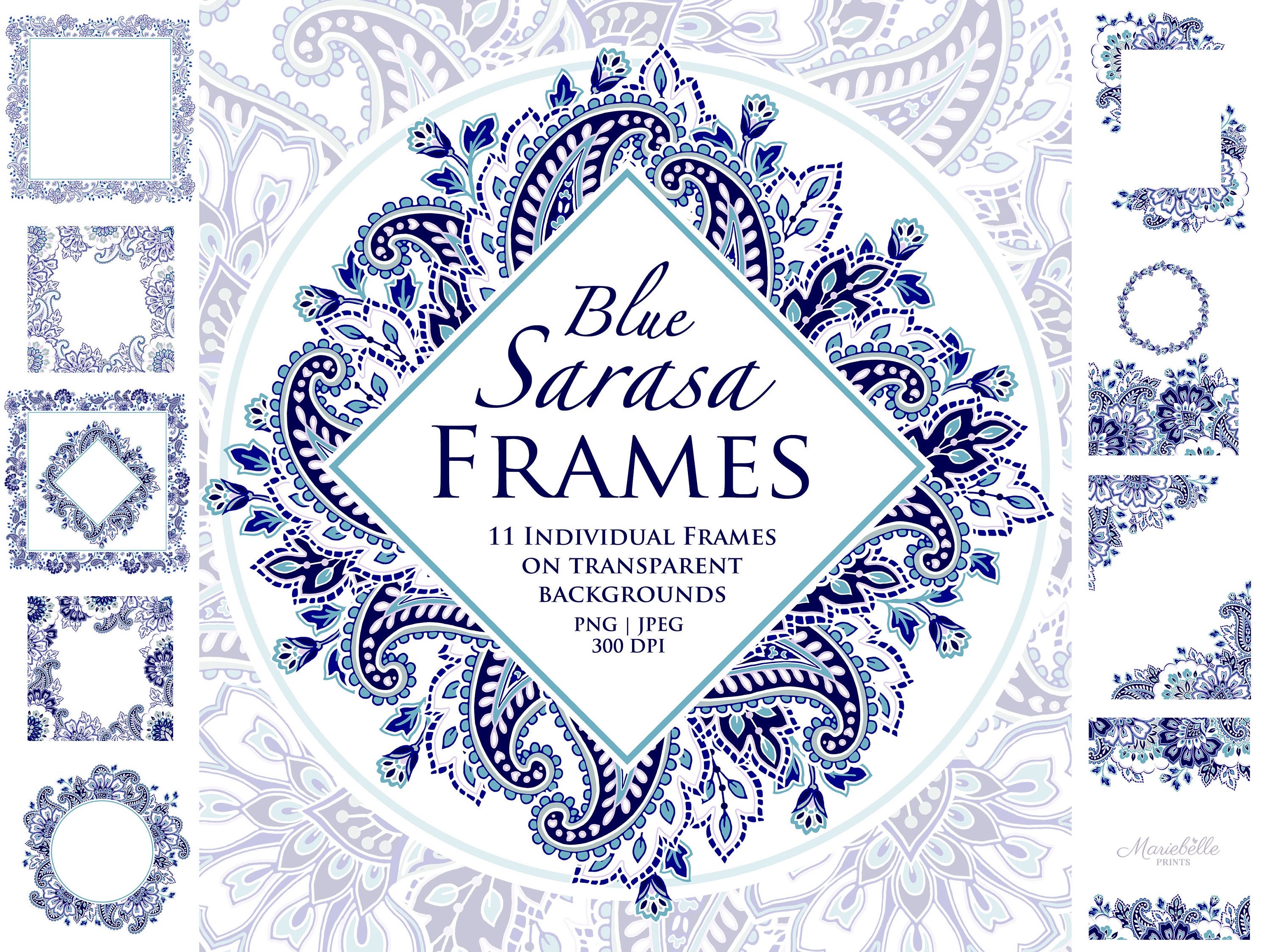 Paisley Border Clip Art