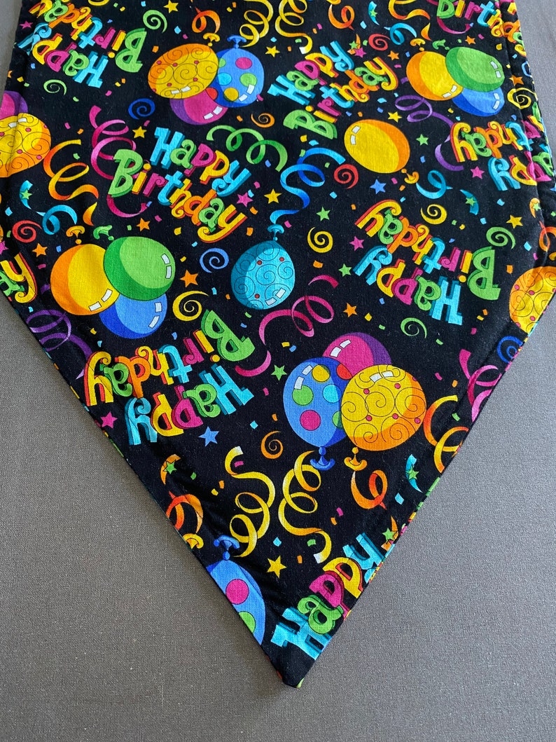 Birthday Table Runner, Happy Birthday Table Decoration, Party Table ...