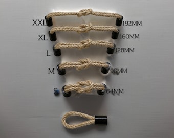 Rustic JUTE ROPE Handle Home Decor Drawer Pull - Etsy