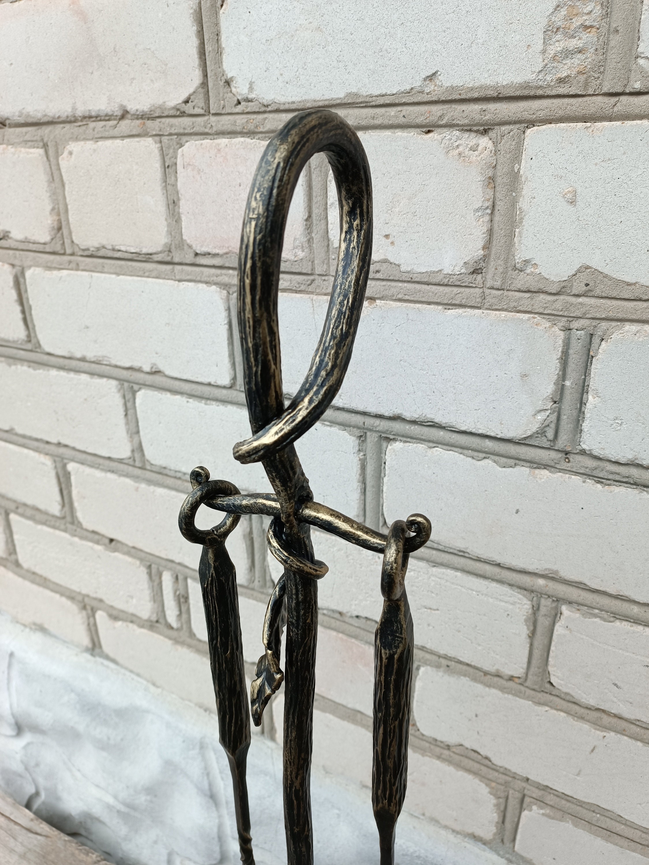 Wrought Iron Fireplace Set, Fireplace Accessories - Etsy