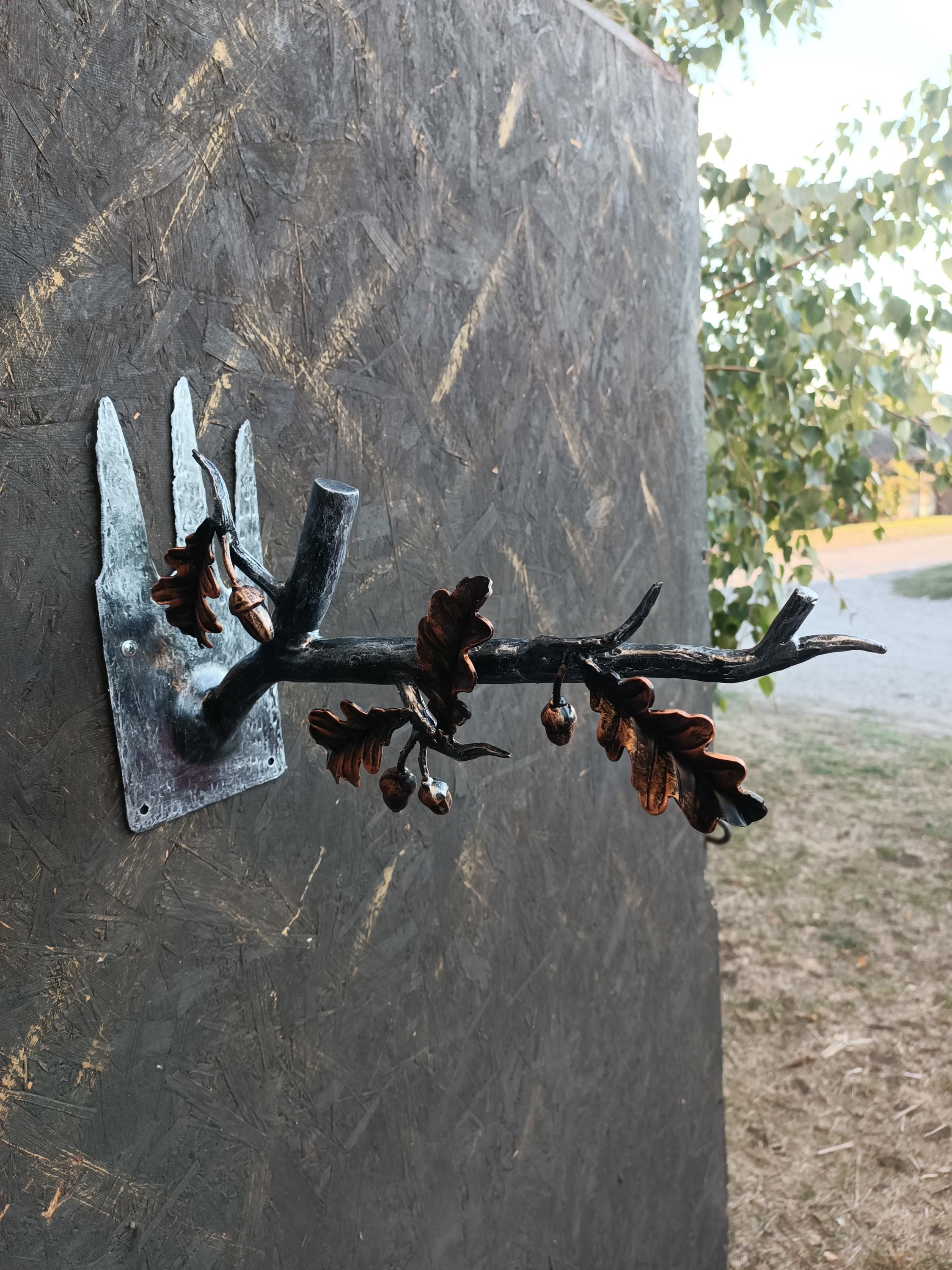 A Bracket for a Lantern in the Form of an Oak Branch, a Bracket for ...