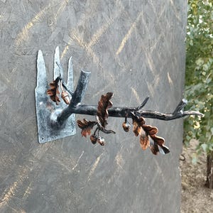 A Bracket for a Lantern in the Form of an Oak Branch, a Bracket for ...
