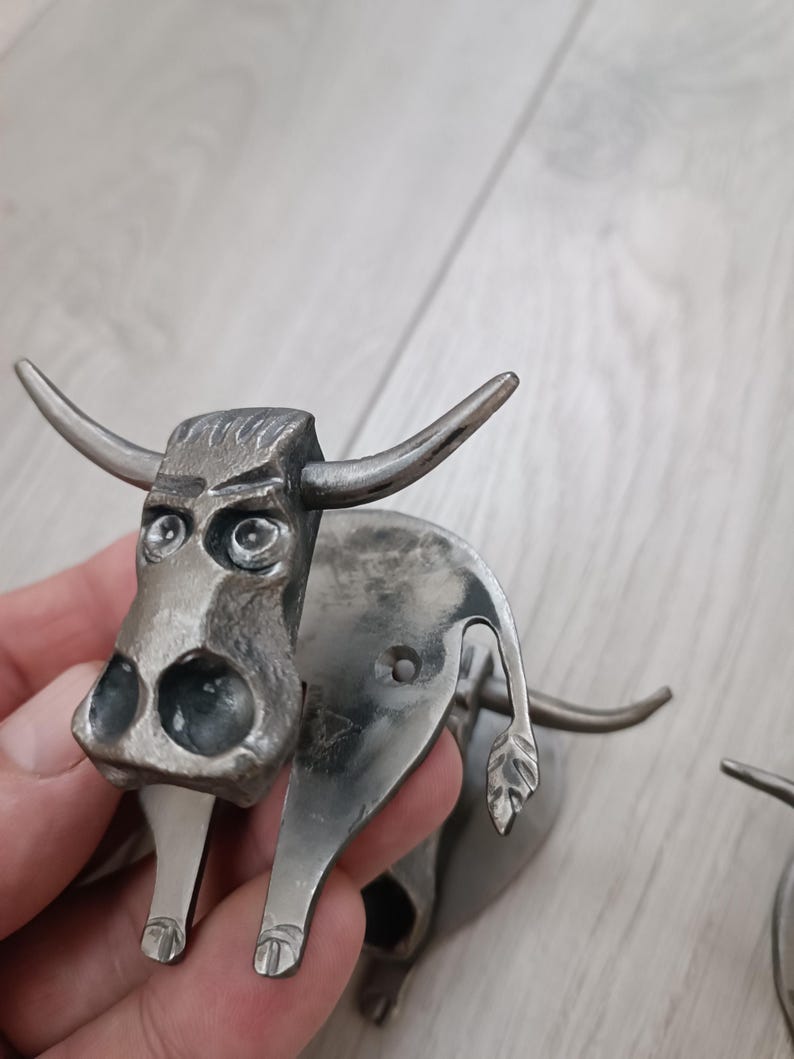 Handmade Metal Wall Hook bull Head for Keys, Towels, and Home Décor ...