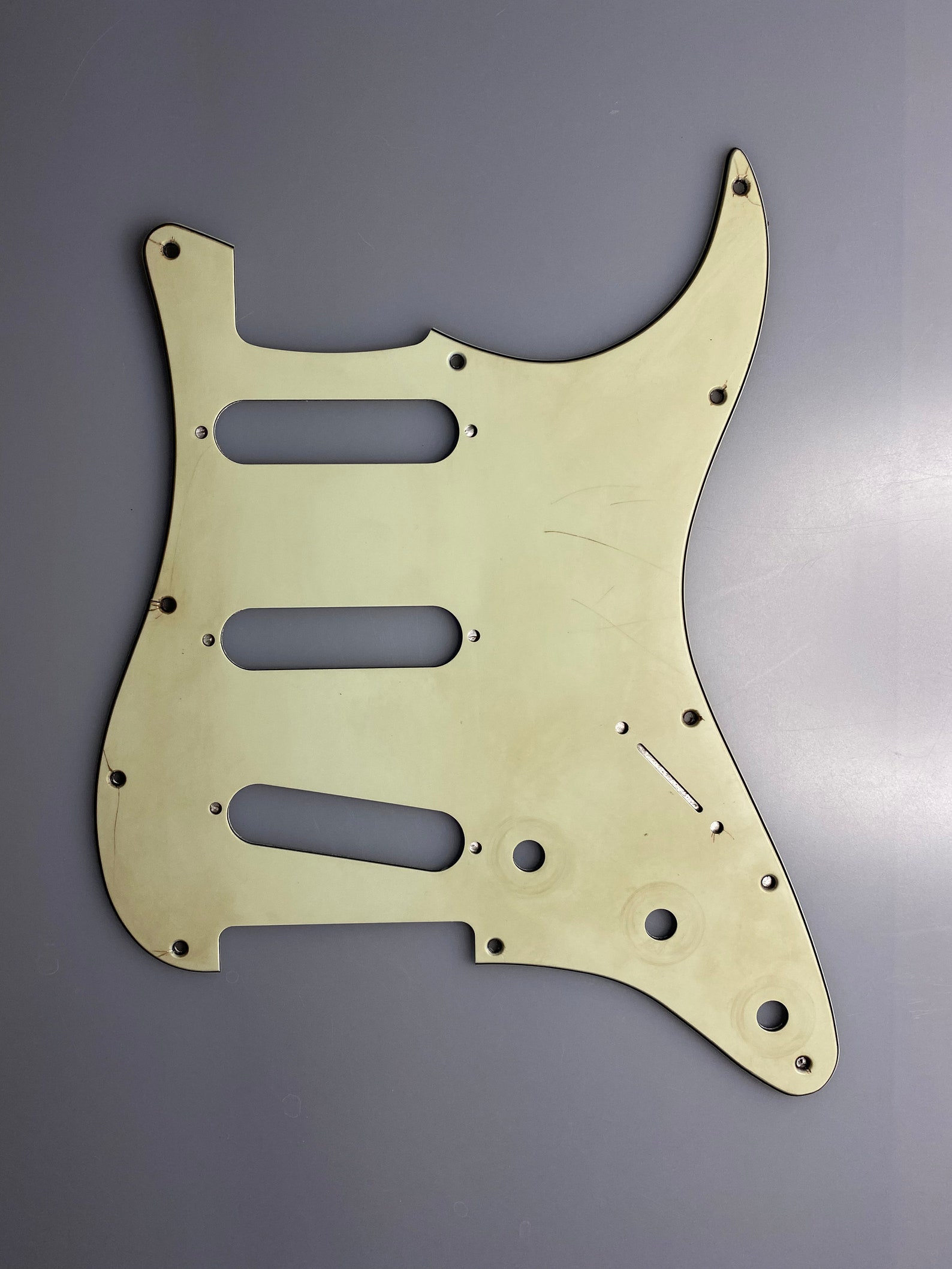 Aged / Relic Mint Green Pickguard and Screws for Strat Style With 11 ...