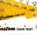 Custom Serial Number Waterslide Guitar Headstock Decals - Etsy