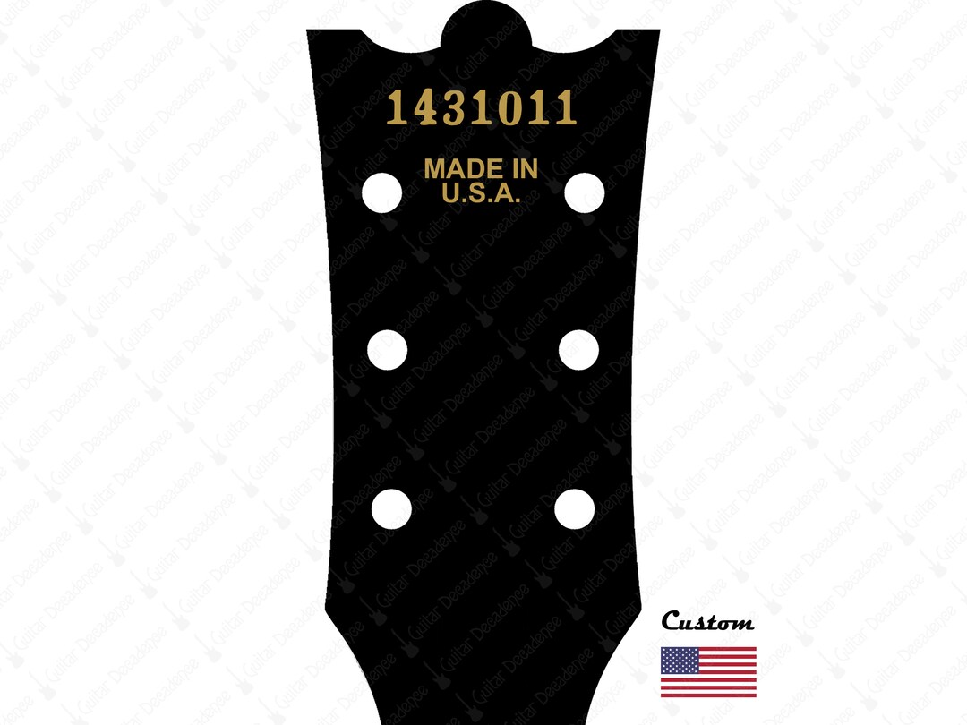 Custom Vintage Serial Number Waterslide Decals With Hand Screen Printed ...